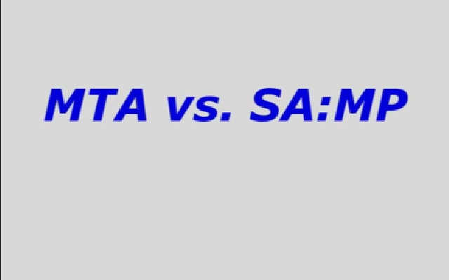圣安地列斯联机插件 MTA VS SAMP 网络同步测试