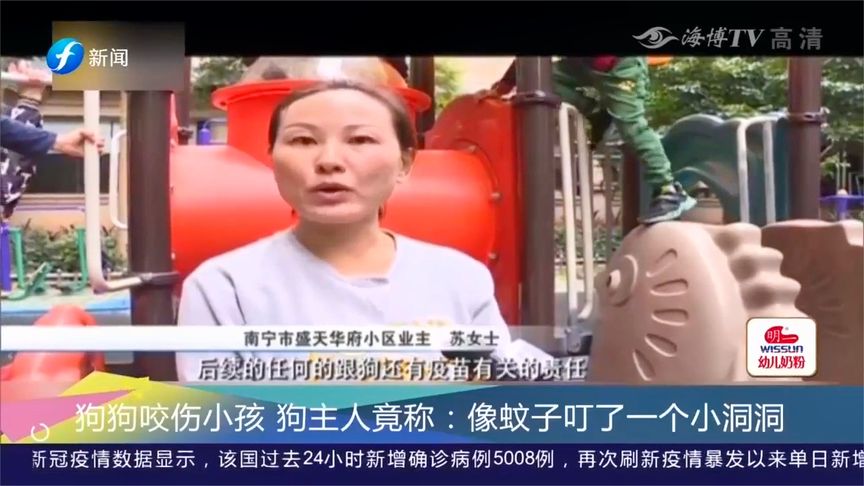 南宁一男童被狗咬伤,父母索赔,狗主人:像蚊子叮了一个小洞洞