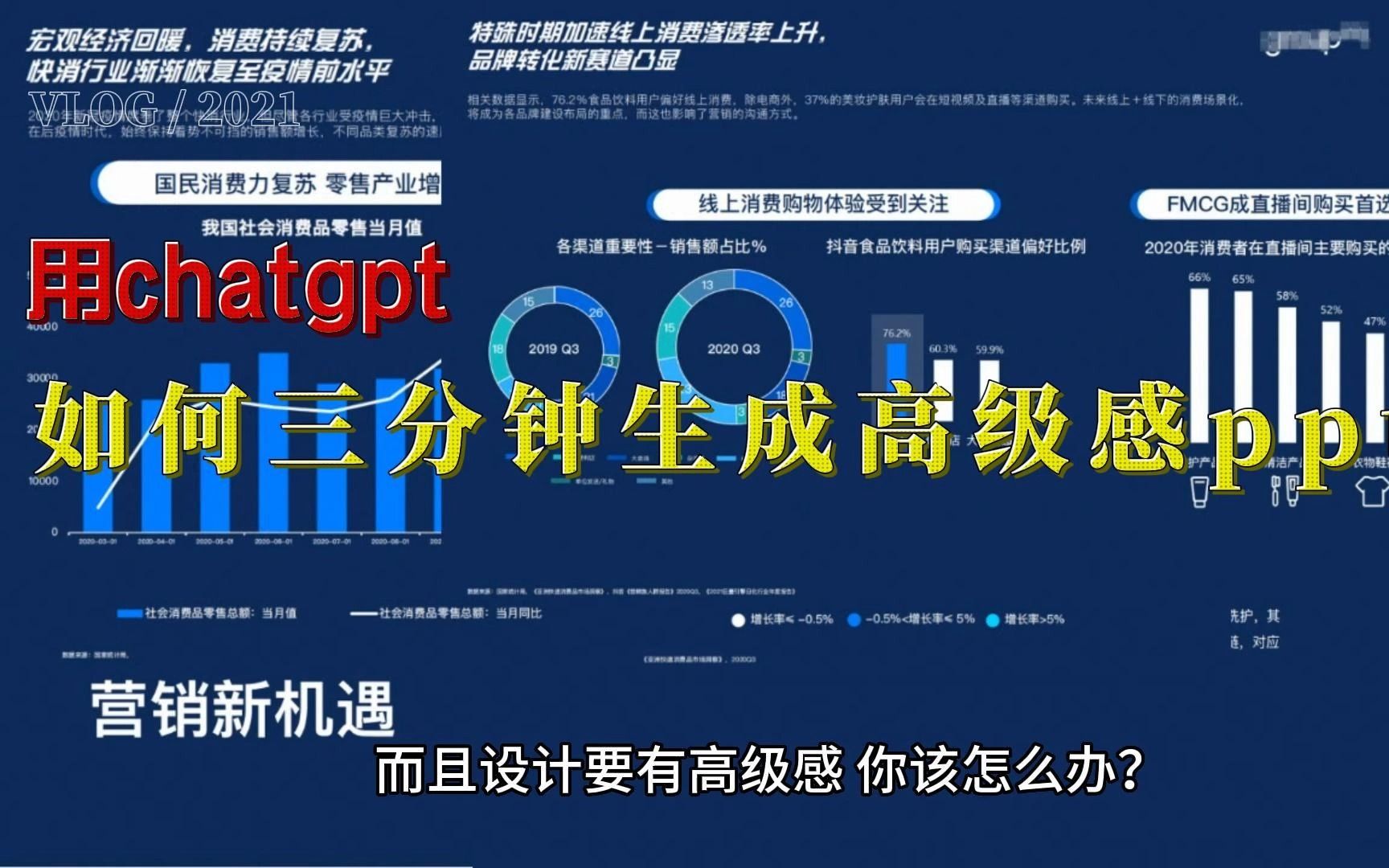 如何用chatgpt3分钟做出高级ppt?(1)