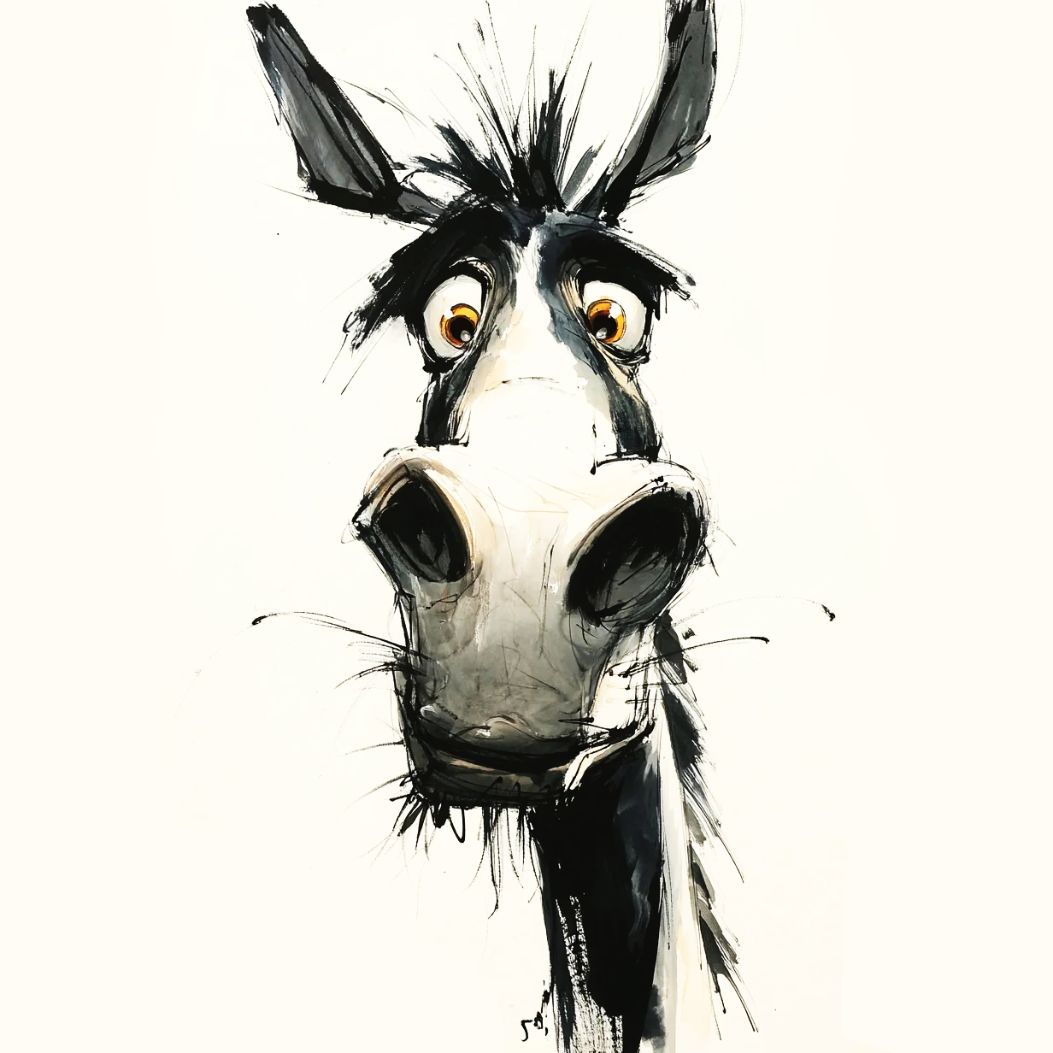 骑行又跑步的山驴 