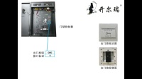 门禁控制器接出门按钮接线方法