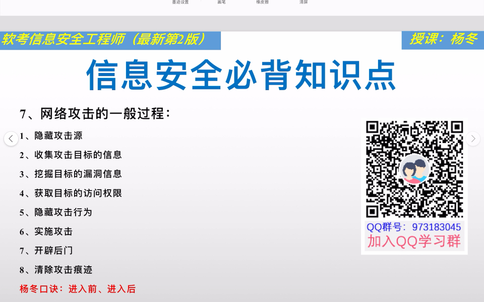 软考信息安全工程师必背知识点7