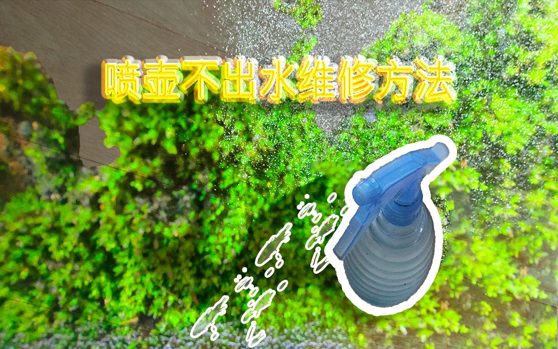 喷壶不出水保姆级维修方法 【Old巴掌是老手】