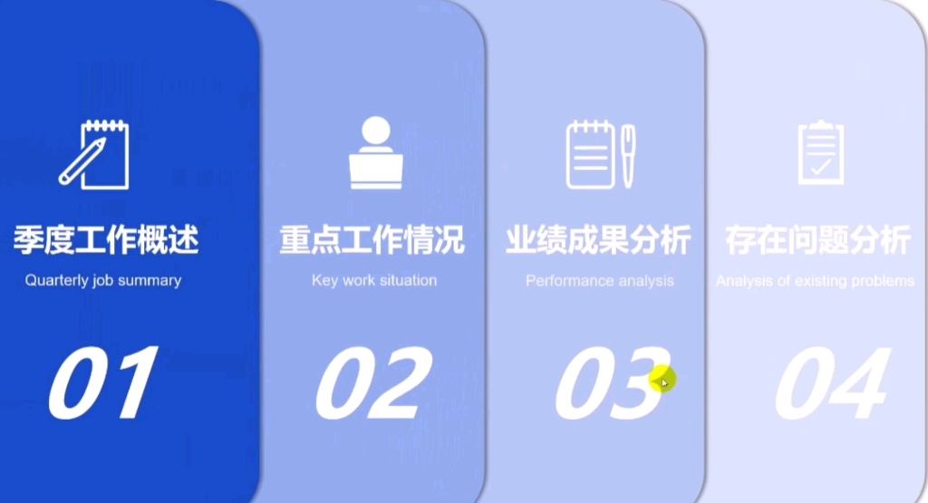 ppt目录页设计,平滑切换YYDS!