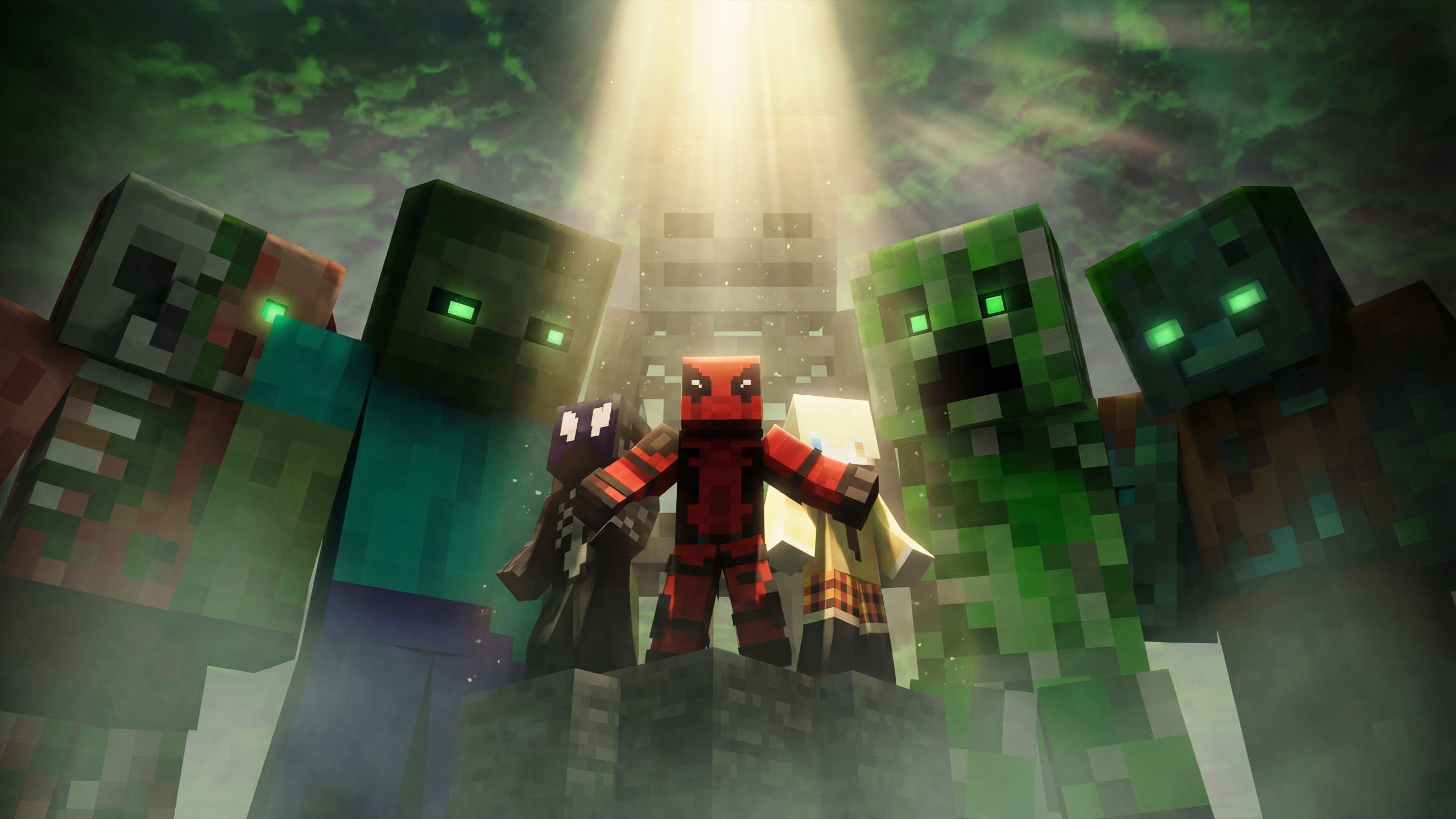 爽看!三人挑战史诗攻城极限生存!痛!_哔哩哔哩bilibili_我的世界