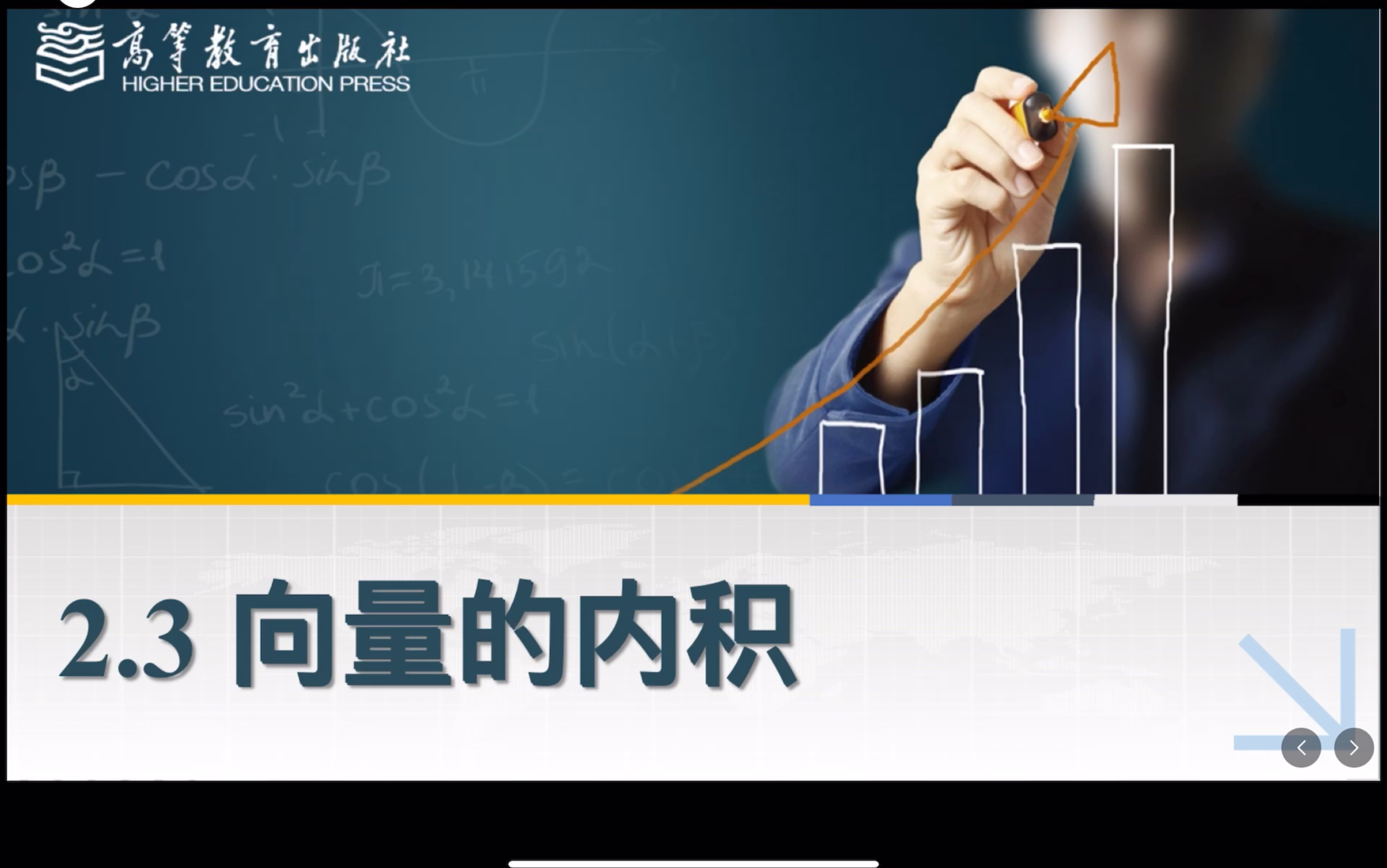 中职数学—2·3向量的内积(拓展模块上册)