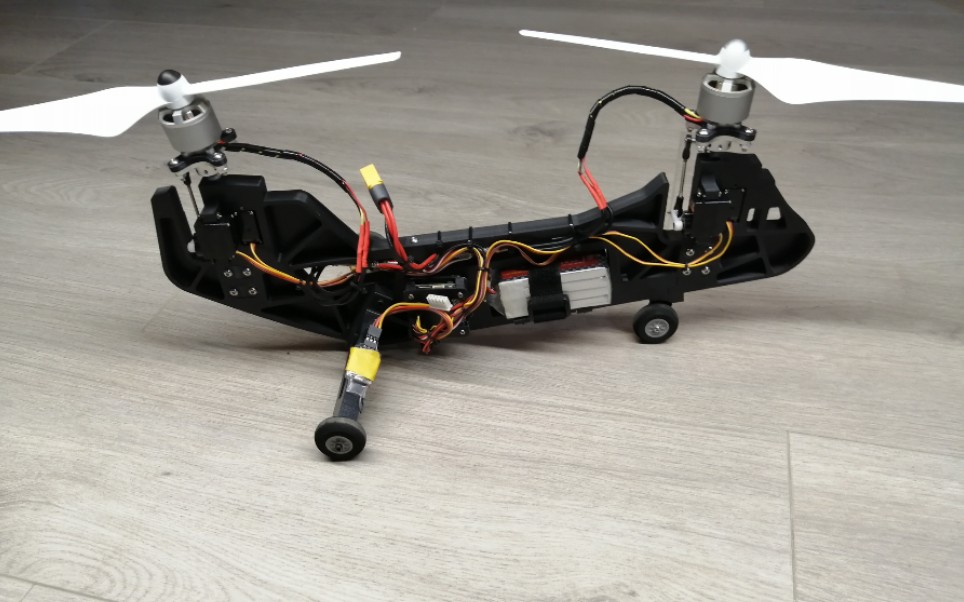 【智杰模型科技】新型纵列式全矢量两轴双旋翼CH-47支奴干运输直升...