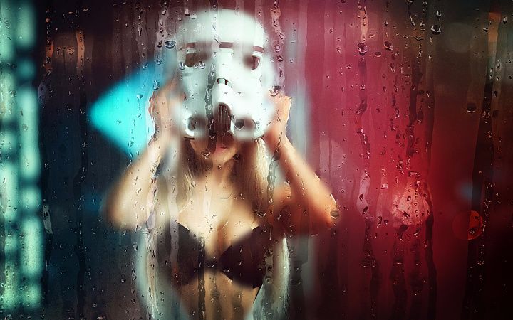ps制作玻璃雨滴效果