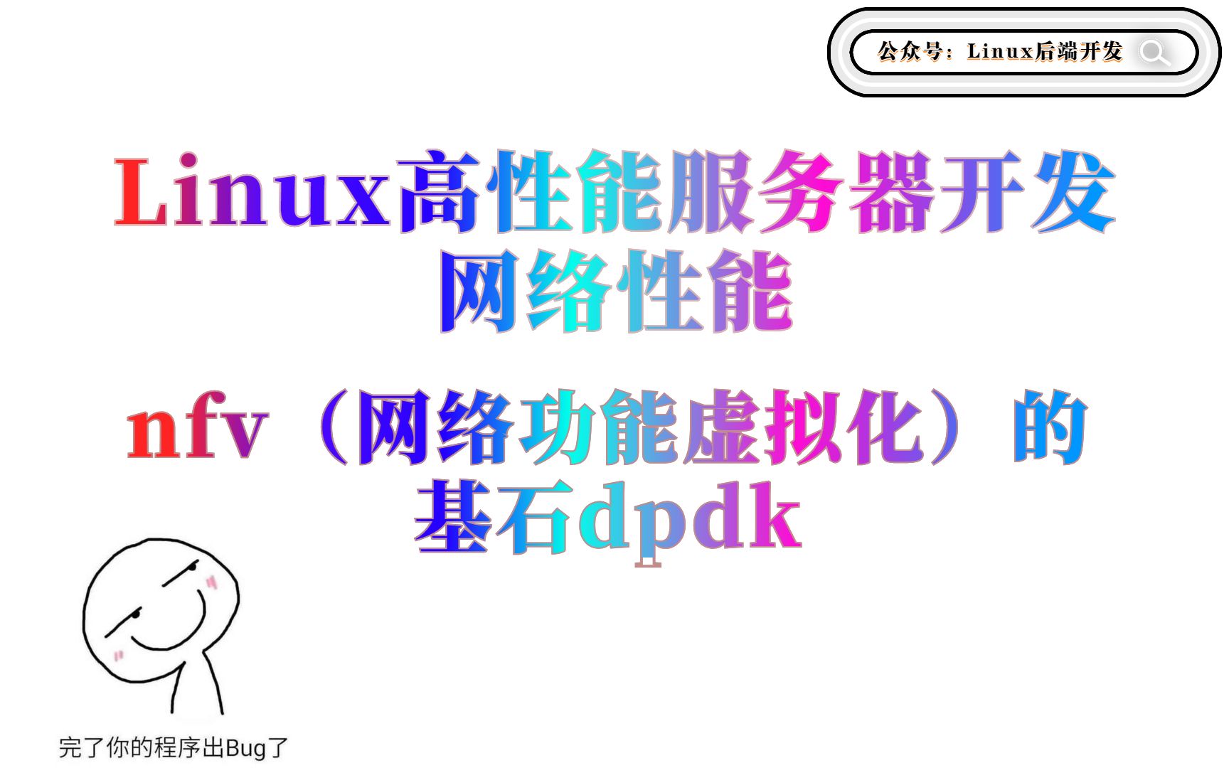 Linux高性能服务器开发:nfv(网络功能虚拟化)的基石dpdk:网络虚拟化的...