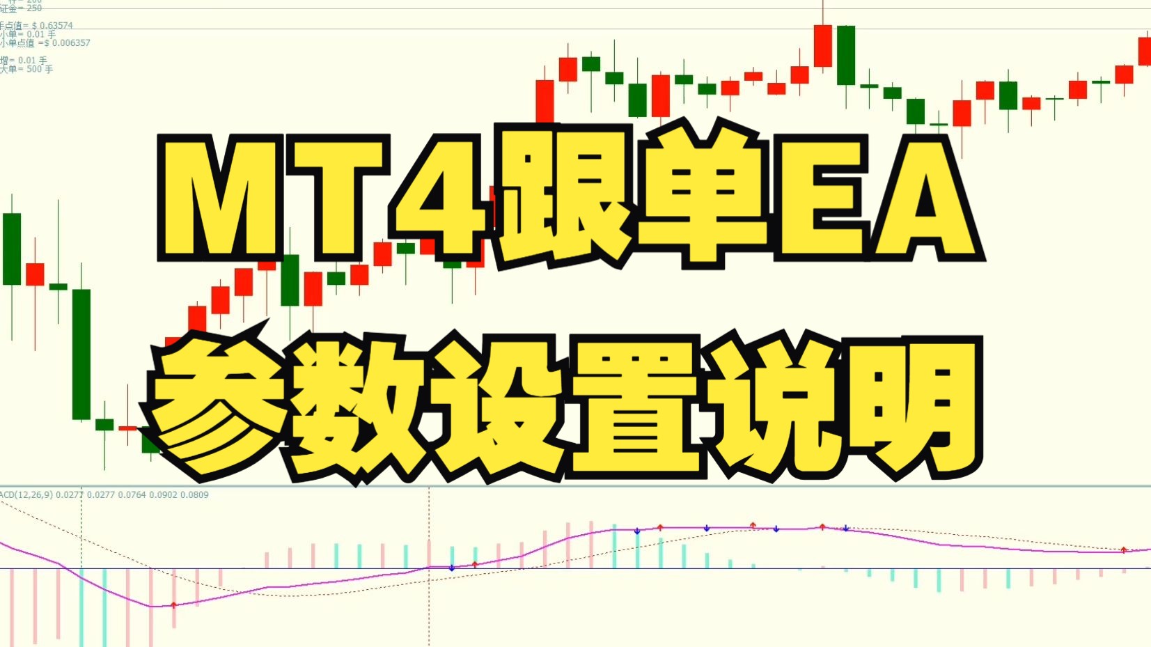 MT4跟单EA参数设置说明|自动交易按钮设置|是哭脸怎么办