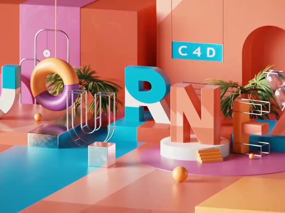C4D动画建模渲染合成全面基础入门教程 Motion Design School - ...