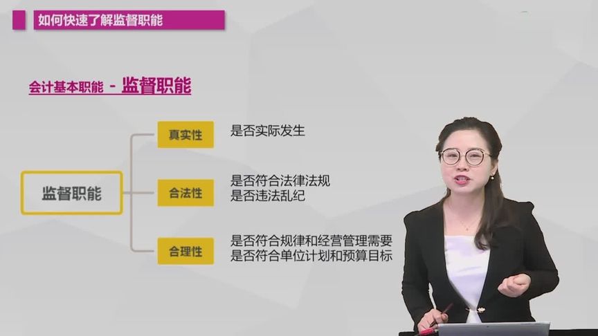 如何快速理解会计监督职能?