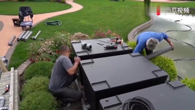 .b>鱼池过滤设备,省心省力的锦鲤.