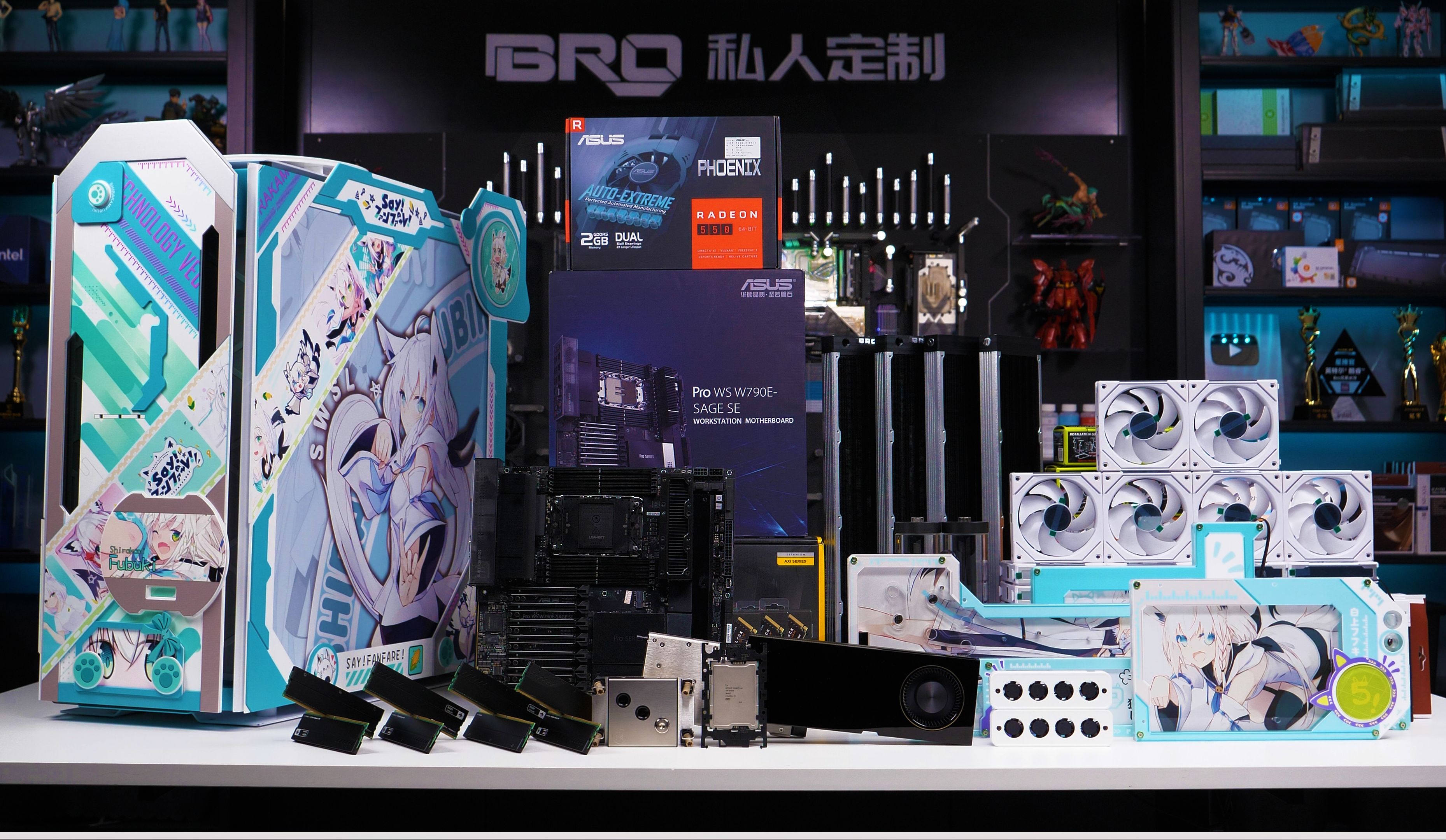 【BRO】今年装过最贵的一台电脑,50W打造私人AI工作站,显卡能换...