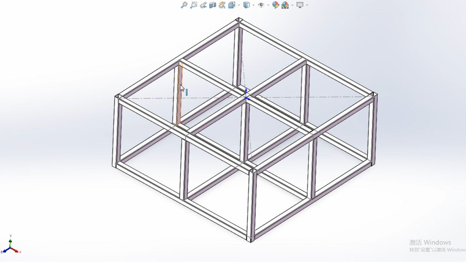 五分钟学会Solidworks中铝型材机架的绘制!