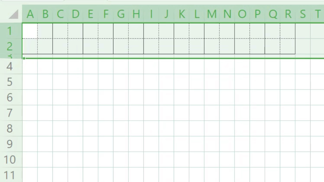用Excel制作田字格 以后孩子的字帖不用买了ߘ�#office办公技巧