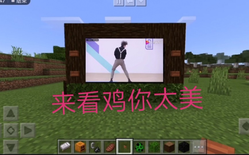 我的世界教你做能看的电视机