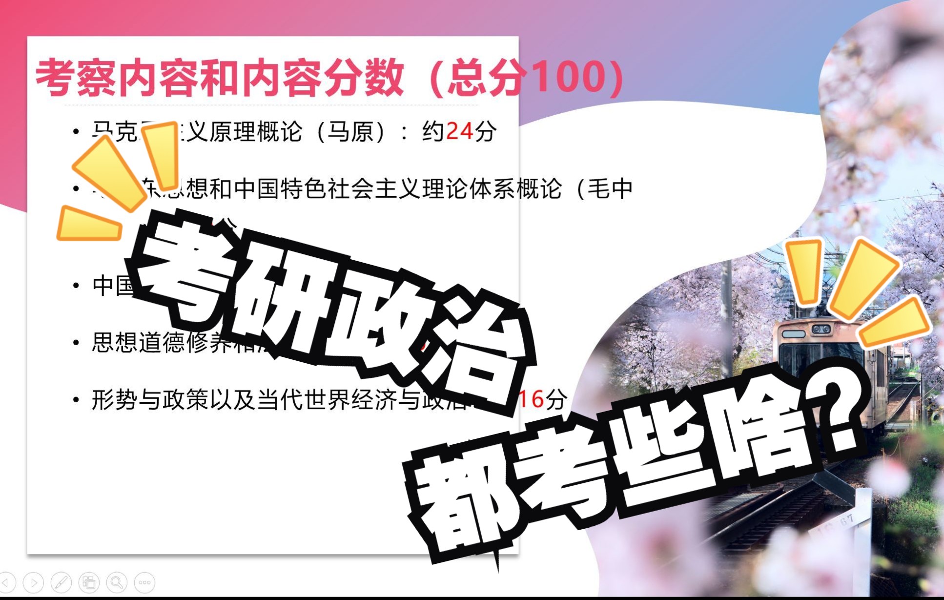 考研政治考试内容。