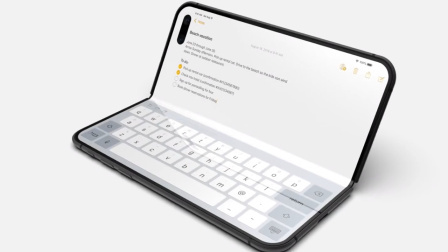 折叠屏iPhone手机曝光,在创新上苹果果然不会让人失望!
