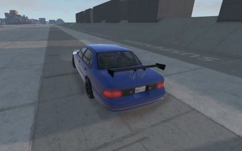 BeamNG-汽车悬挂测试