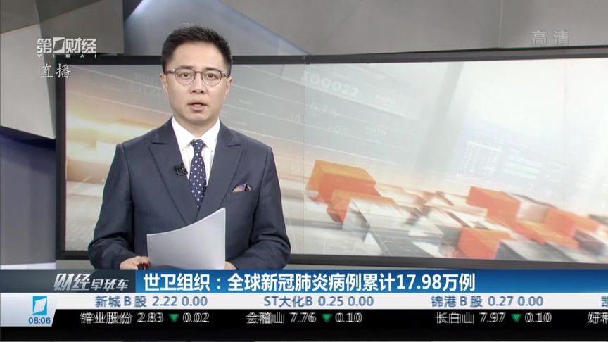 实时数据统计!世卫组织:全球新冠肺炎病例累计17.98万例!