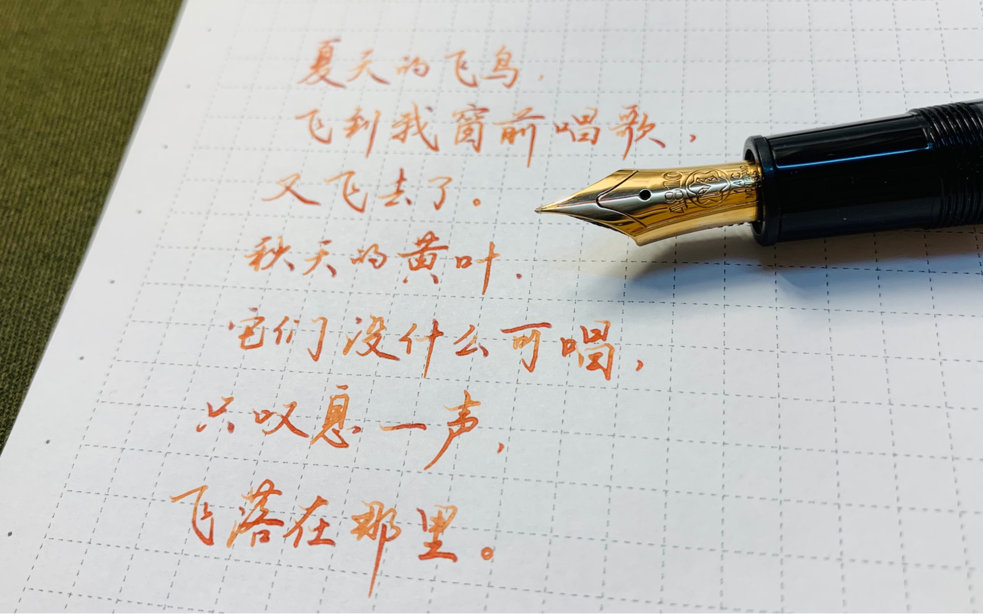 【钢笔抄写】换一种握笔姿势就像换了一个手