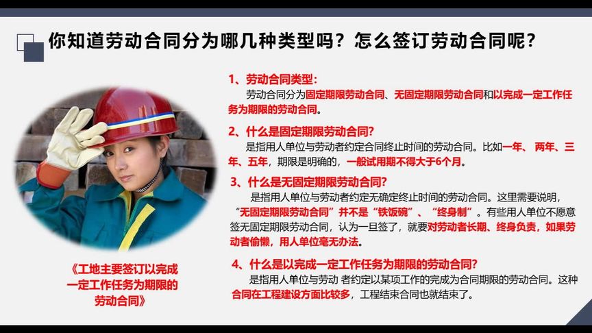 你知道劳动合同分为哪几种类型吗?怎么签订劳动合同呢?