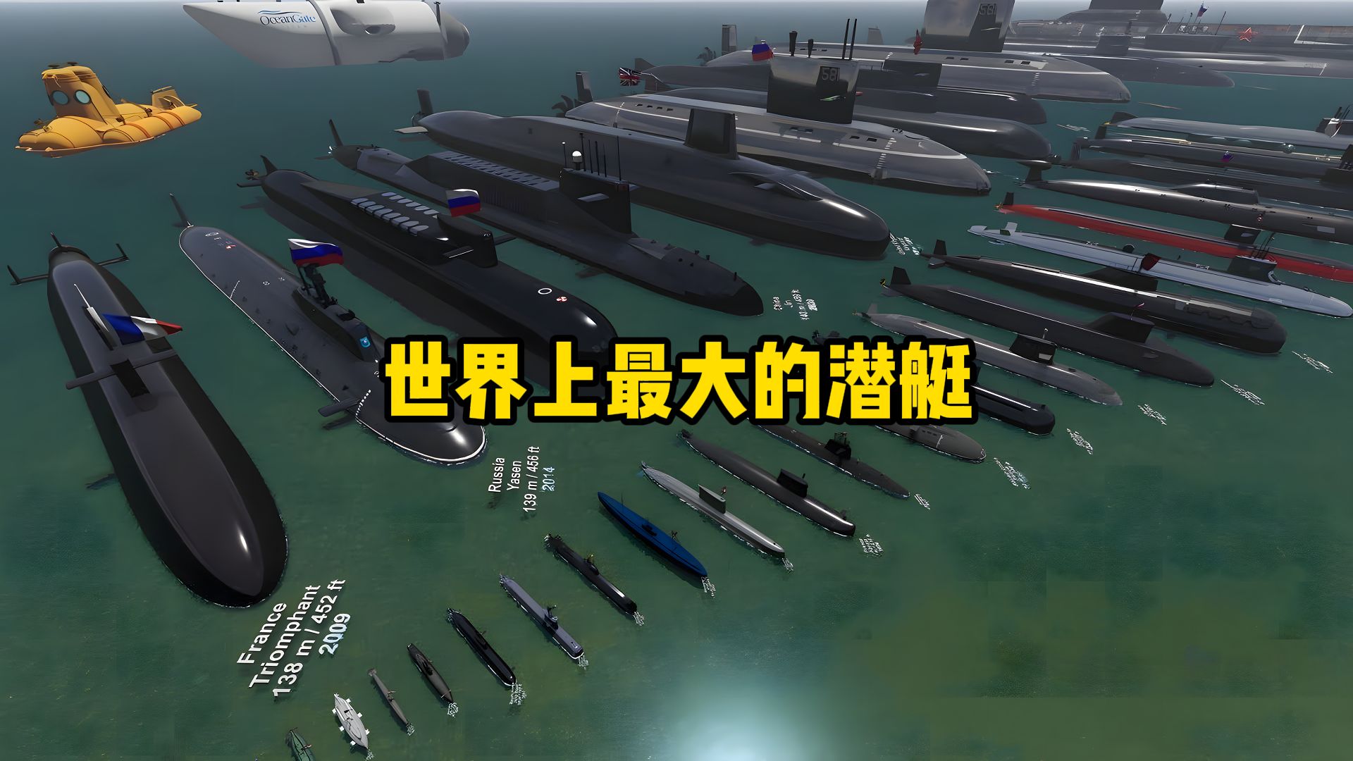 世界上最大的潜艇