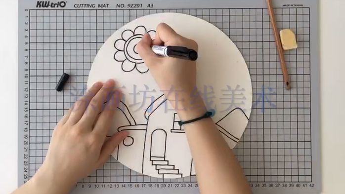 儿童创意美术 简笔画教程 儿童画画课程