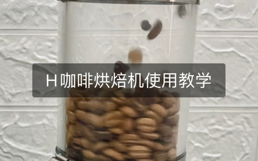H5热风式咖啡烘焙机使用教学 耶加雪菲G1烘焙展示