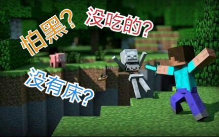 我的世界生存纯新手教程–––让你度过第一个晚上