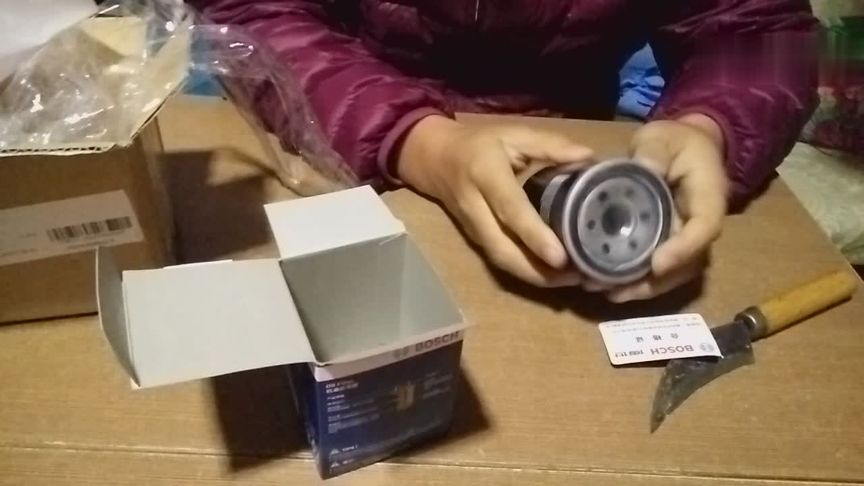 今天拆个机油滤芯,看看真假