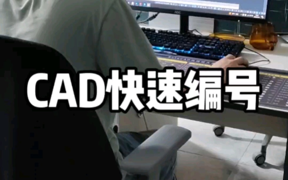 CAD快速编号技巧