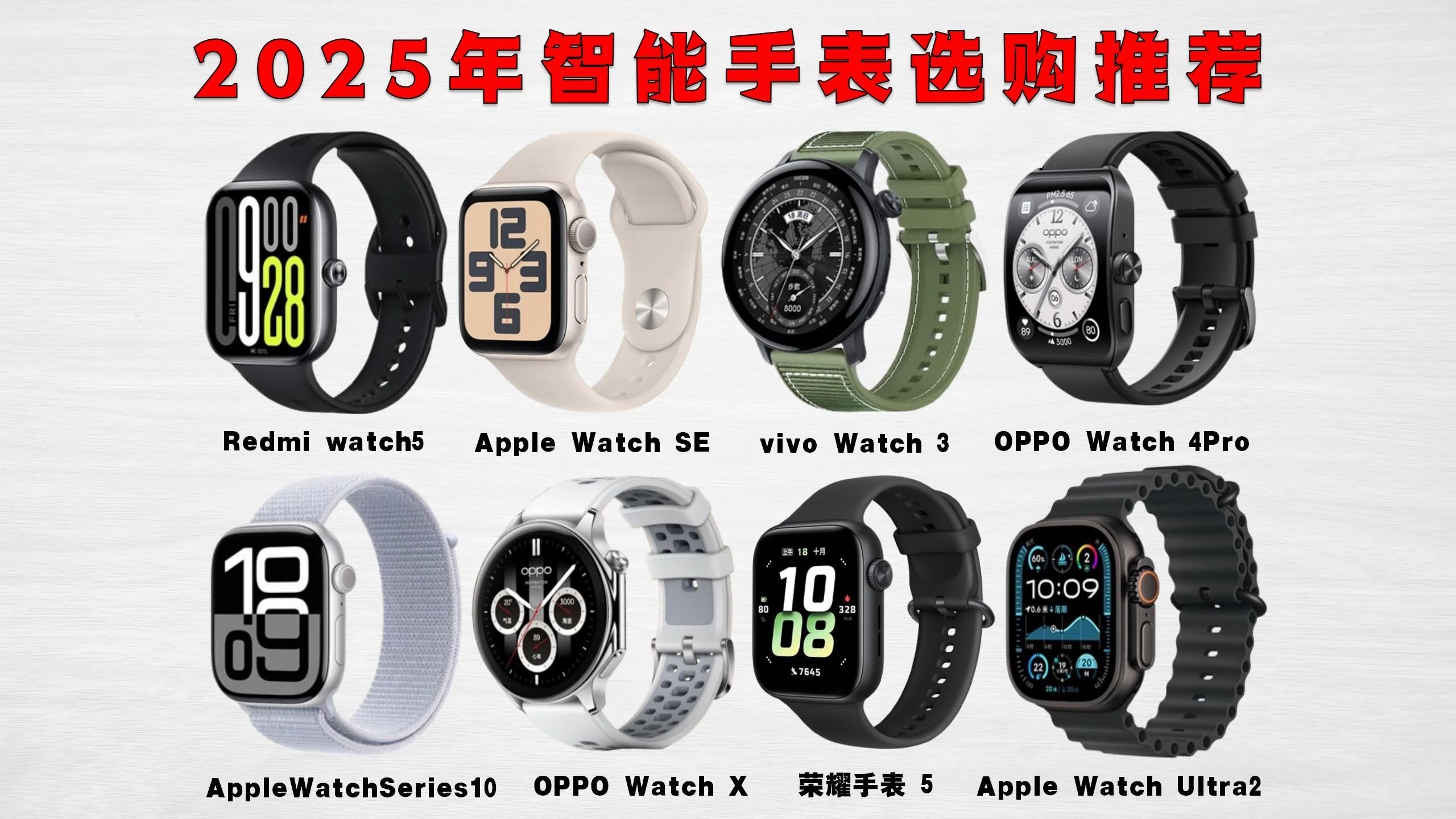 【国补智能手表推荐】2025年2月智能手表怎么选?值得购买的30款...