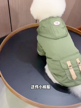 这件加绒小棉服毛孩子穿上好看又暖和,在家在外都能穿,出门溜溜也...