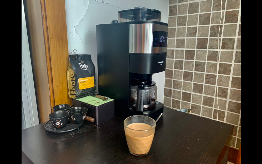 【克劳德ZZZ】+ 松下咖啡机开箱/第一次制作咖啡