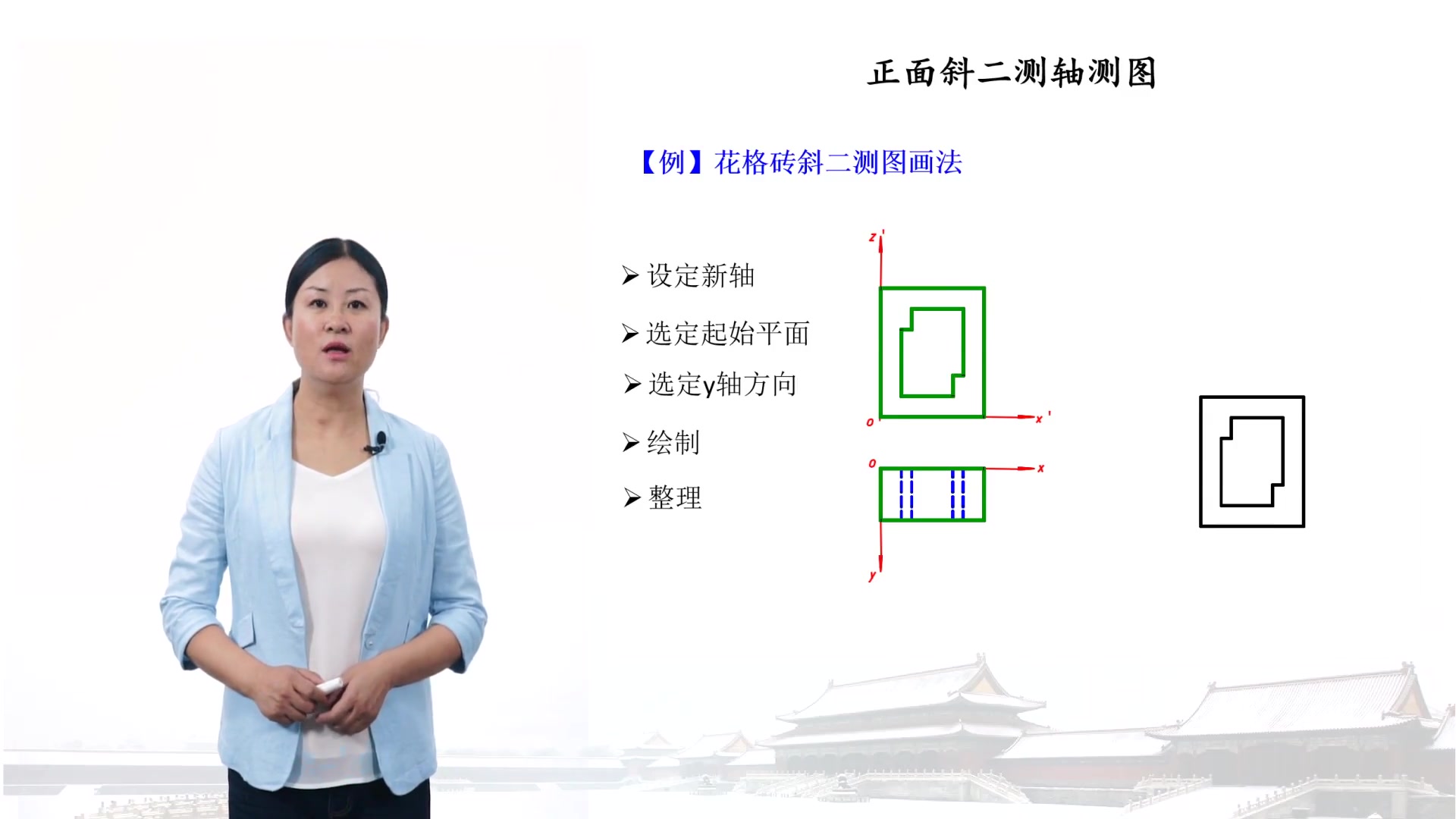 画法几何与机械制图速成在最后+土木工程制图-哈尔滨工业大学