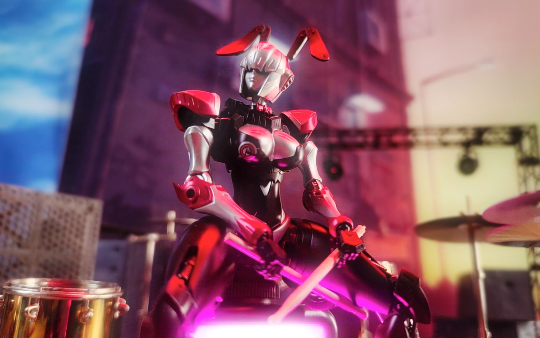 您见过用手办玩乐器的吗【定格动画】甜甜的摩卡