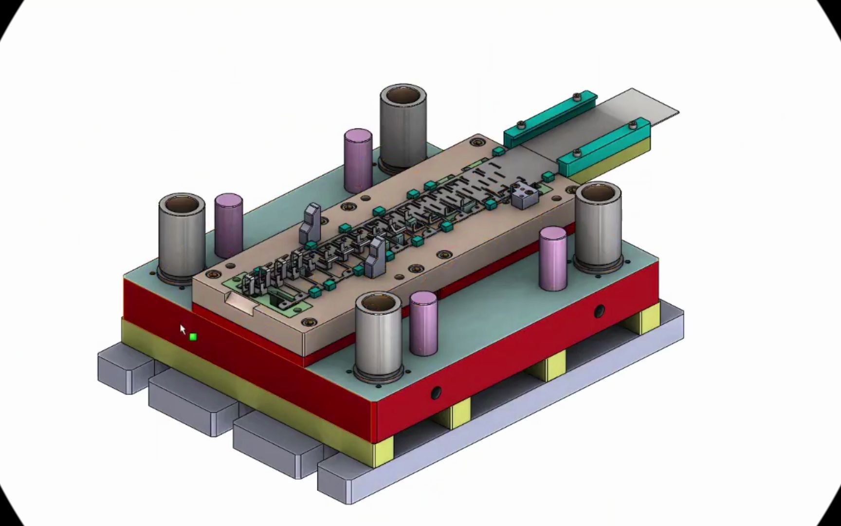 经典连续模 级进模具结构,老司机看了也有收获