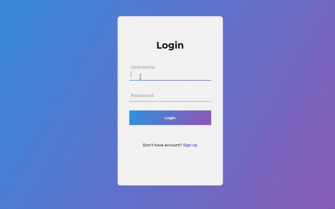 [HTML&CSS&jQuery]十分钟实现动态表单登录效果