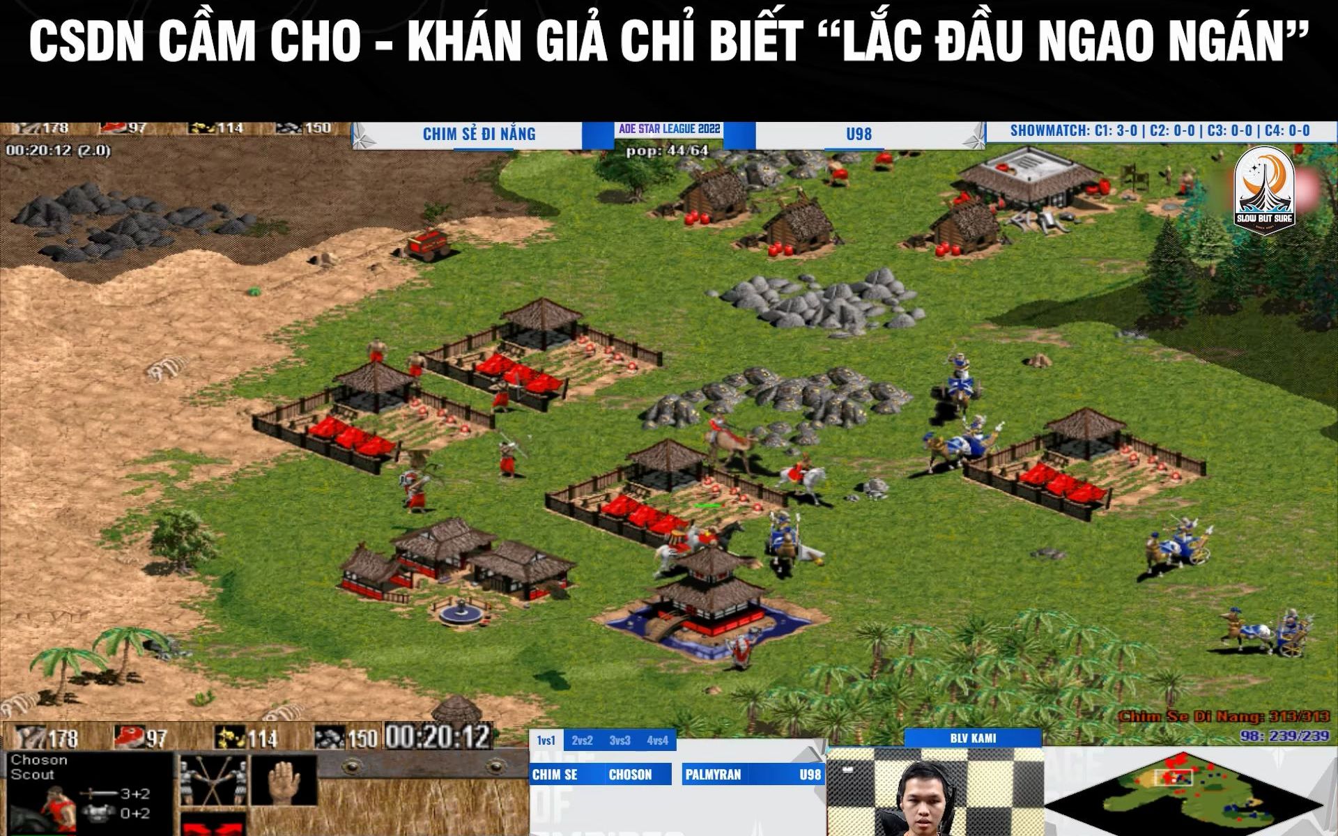 CSDN朝鲜 vs U98巴尔米拉 CSDN第一视角