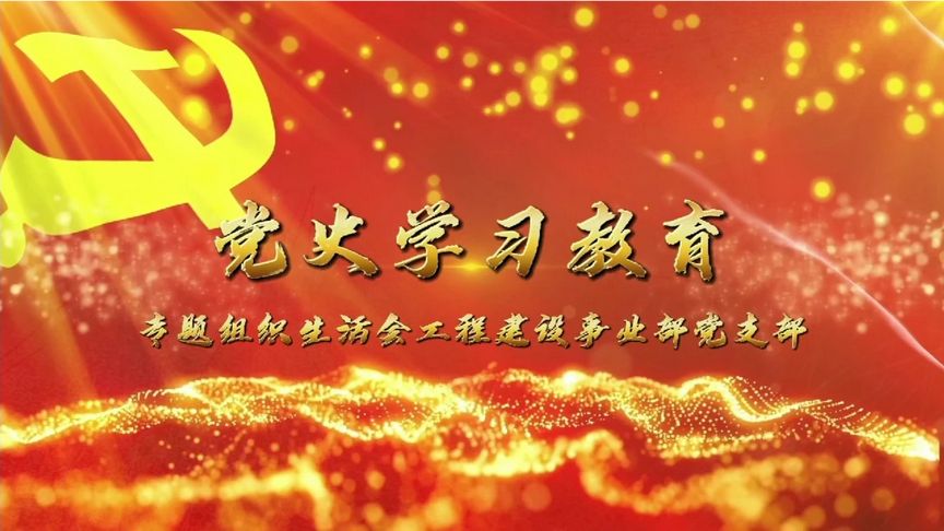 平凉东方工程建设事业部党支部召开党史学习教育专题组织生活会