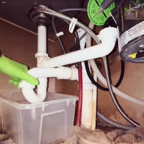 厨房水槽排水管堵塞清理