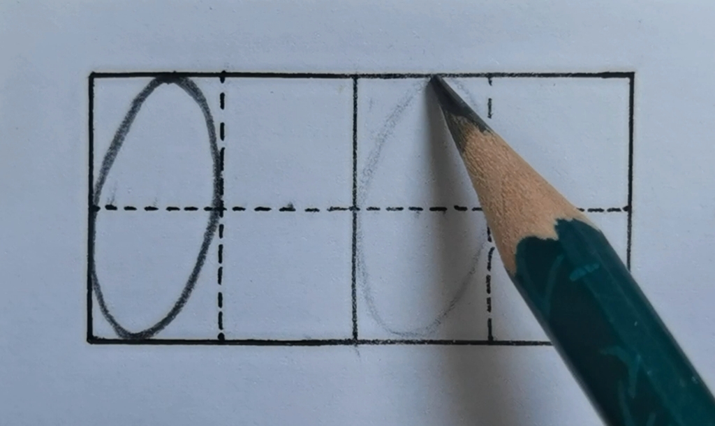 冀教版小学数学一年级数字0的写法
