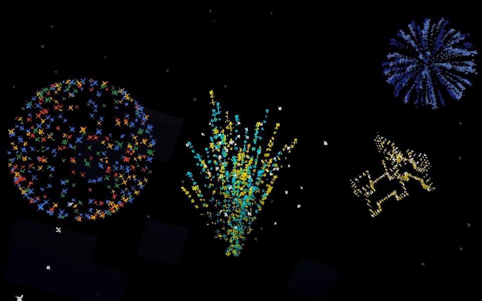 [4K|360°全景]新年没放成烟花?来mc里看!(附存档)