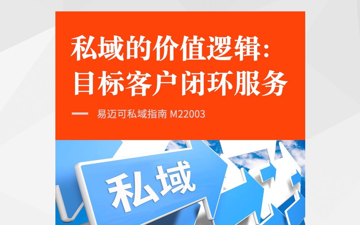 私域价值逻辑:基于内容的目标客户服务闭环,宣传推广与获取反馈