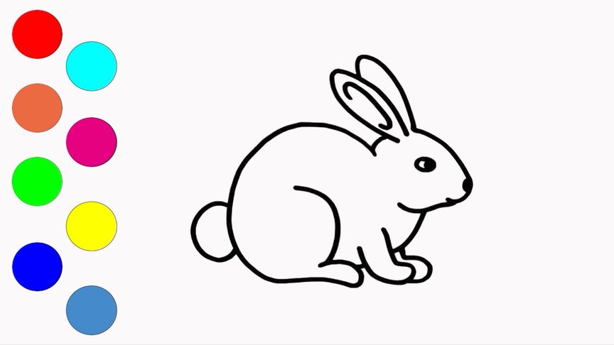 简笔画:会动的小兔子该怎么画?