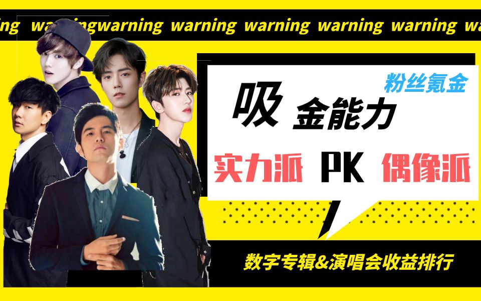 中国歌手专辑销售额排行,粉丝氪金能力对比