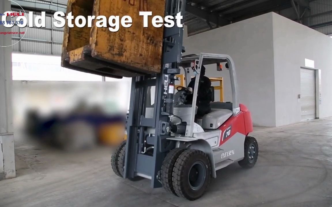 测试6-7吨合力电动叉车G3系列的视频