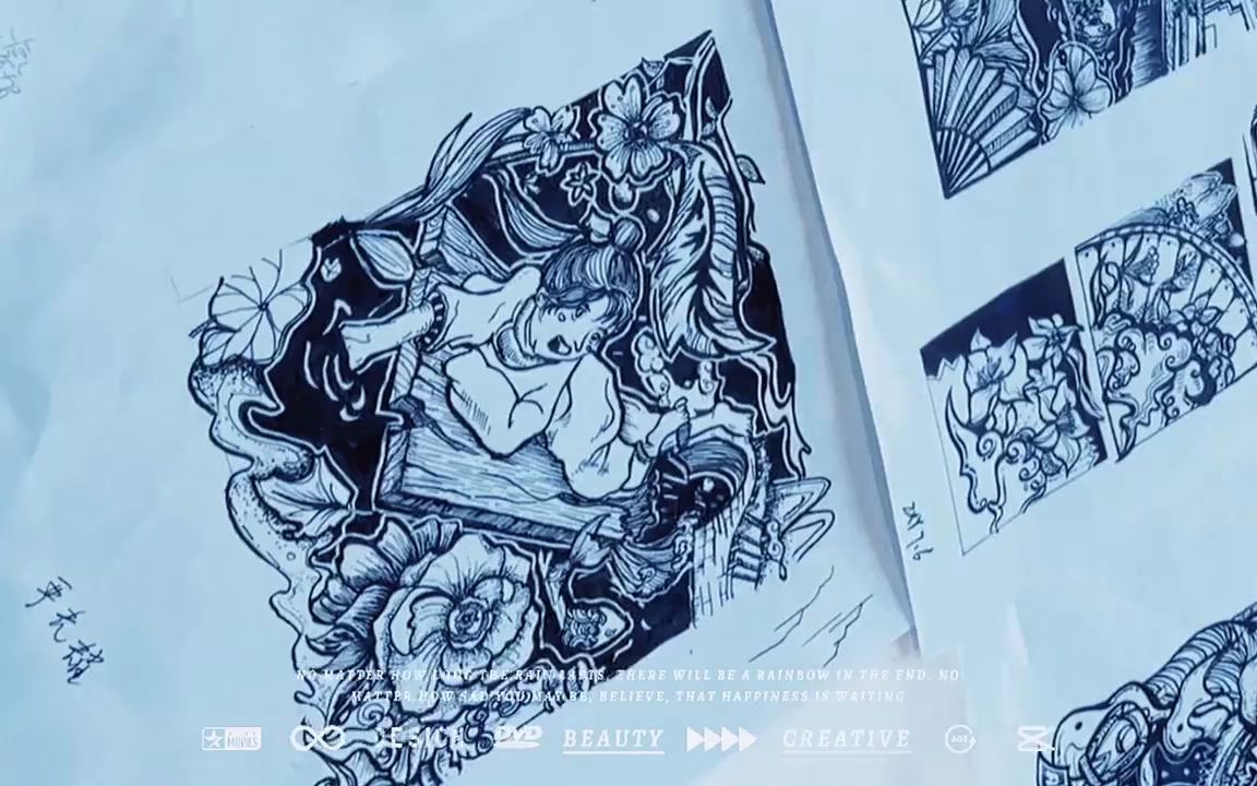 绘江南长春:黑白装饰画,三天基础作业展示!视觉传达设计考研丨艺术...
